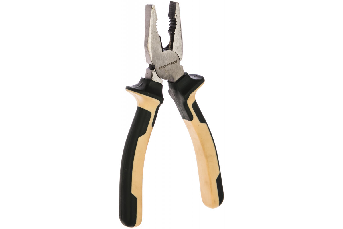 Плоскогубцы комбинированные ROCKFORCE RF-611175, Cr-V, 7'-175 мм, блистер