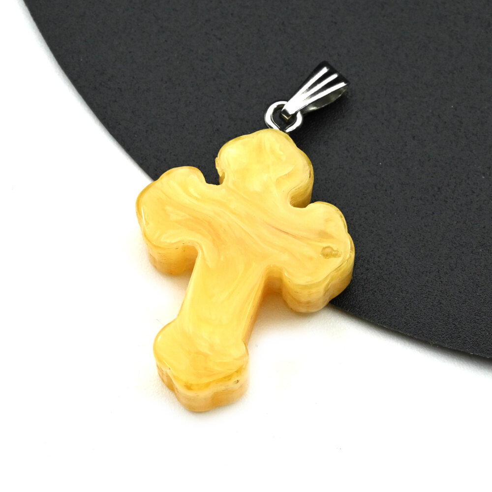 Подвеска, янтарь синтетический