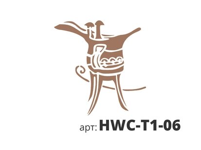 Трафарет Виниловый STMDECOR китайские мотивы 6 HWC-T1-06 300*300*0.4 мм.