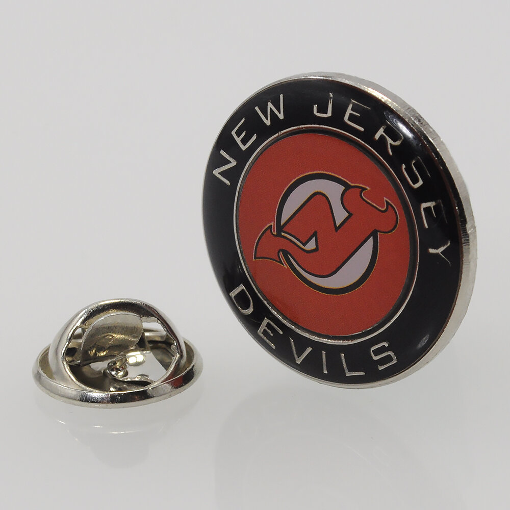 Хоккейный значок Нью-Джерси Дэвилз Круглый