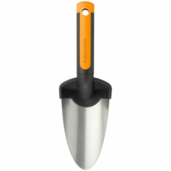 Совок FISKARS Premium Planters, нержавеющая сталь, FiberComp, SoftGrip, 27 см, 1000726