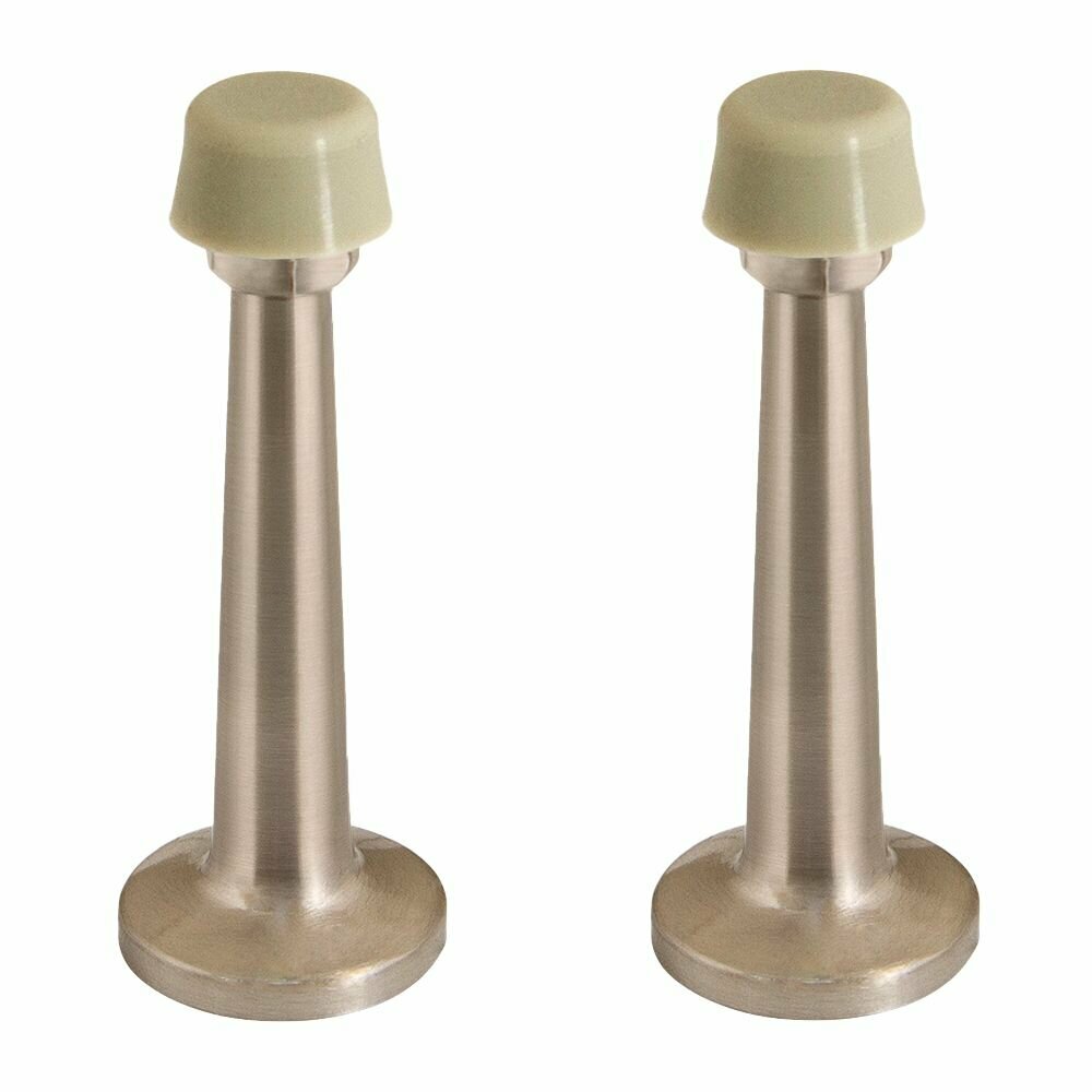 Упор дверной Fuaro (Фуаро) настенный DS-15 SN матовый никель (комплект 2 штуки)