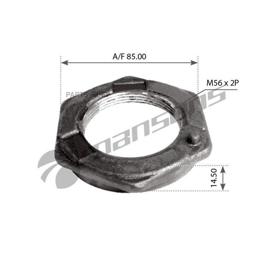 600162 MANSONS Гайка SAF ступицы M56х2мм (SW85) MANSONS