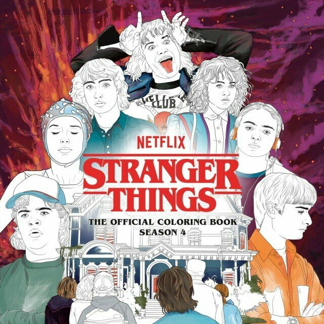 Netflix "Stranger Things: The Official Coloring Book Season 4"