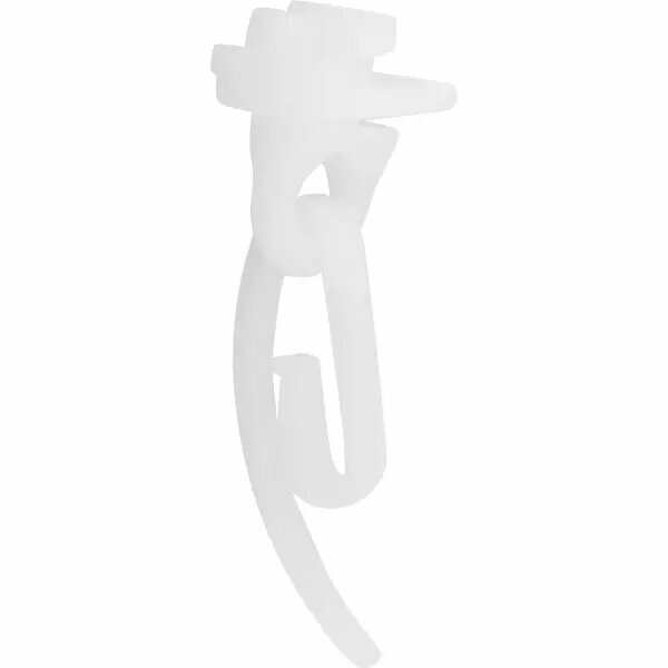 Глайдер и стопор для штор Inspire Квадро 2 см цвет белый 22 шт