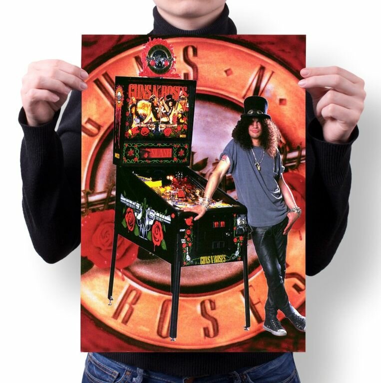 Плакат Guns N' Roses №10, А4