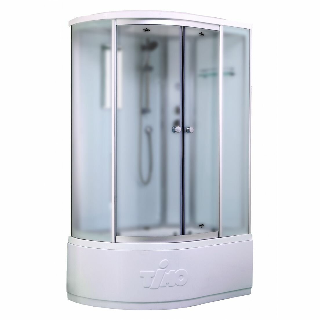 Душевая кабина Timo (Тимо) Standart T-6620SFR цвет профиля хром, стекло матовое 5 мм 85х220х120 см