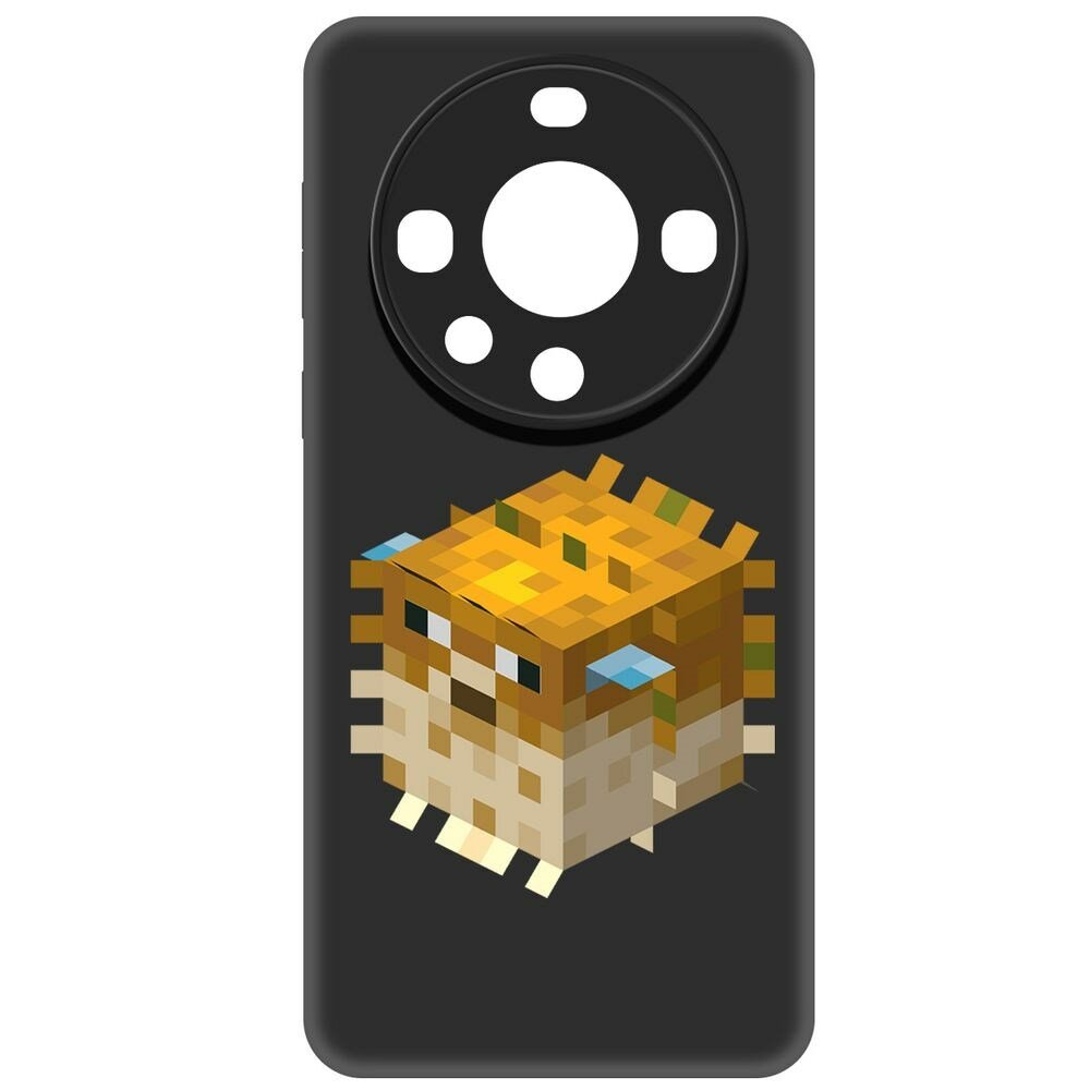 Чехол-накладка Krutoff Soft Case Minecraft-Иглобрюх для Huawei Mate 60 Pro черный