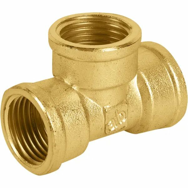 Тройник Aquabeam 1/2"x1/2"x1/2" ВР латунь ABR.130. Y.0004