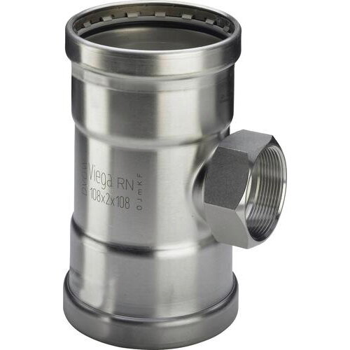 Тройник пресс-В 108x2"x108 нержавеющая сталь Sanpress Inox VIEGA