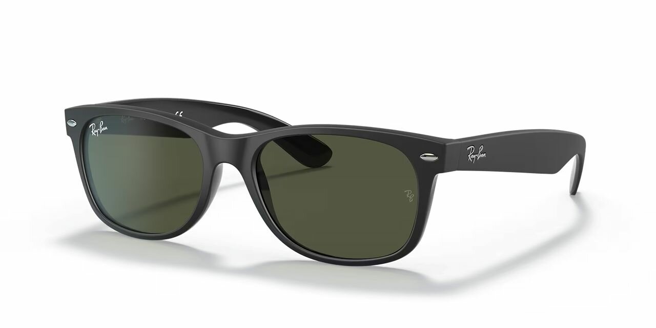 Солнцезащитные очки Ray-Ban RB2132 New Wayfarer Color Mix, размер M (Black/Green Classic)