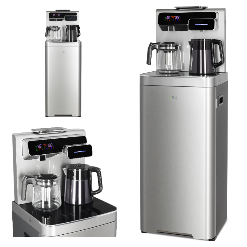 Кулер для воды с чайным столиком Тиабар Ecotronic TB44-LE silver