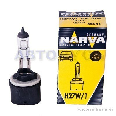 Лампа 12V H27W/1 27W Narva - картонная упаковка 1шт 48041