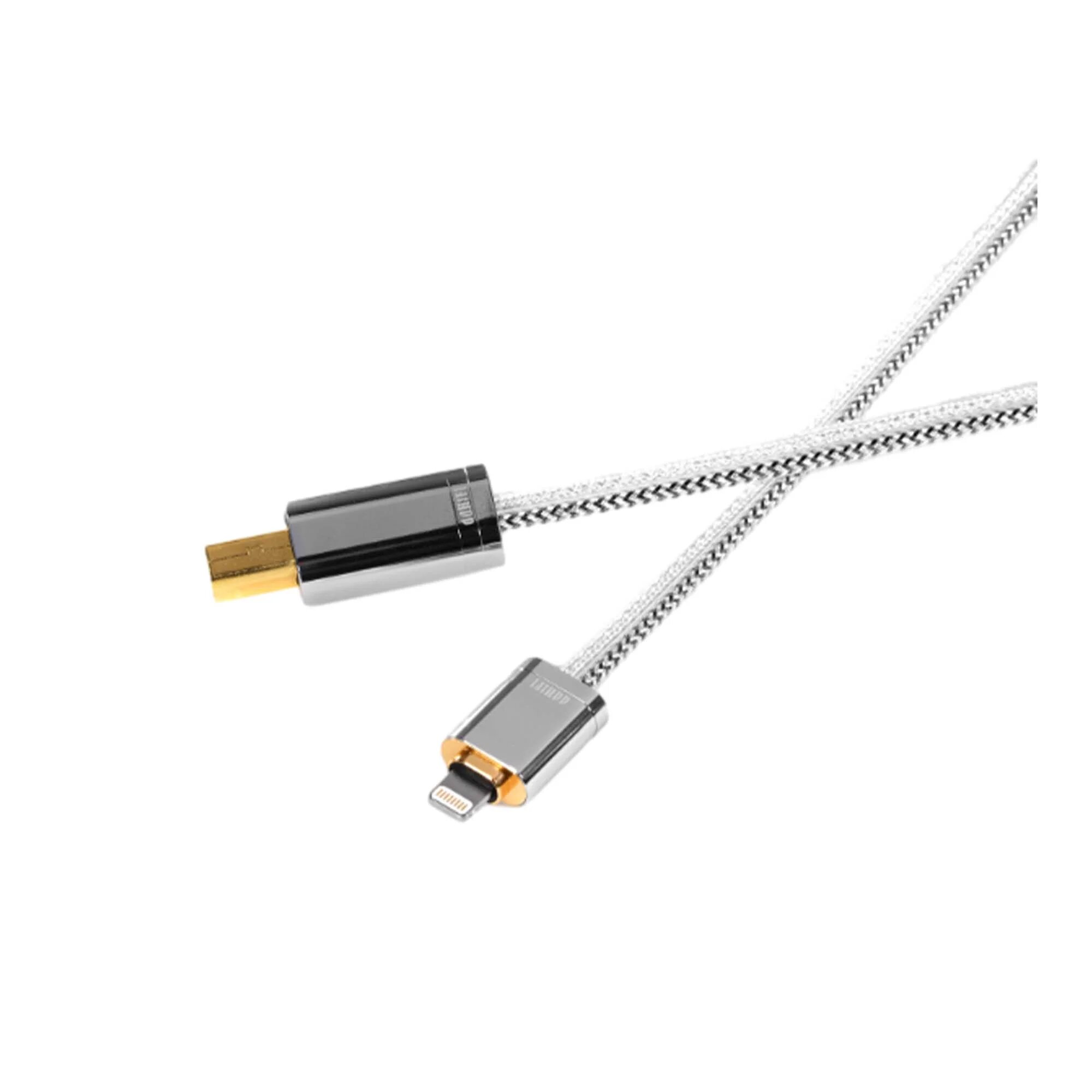 DdHiFi TC09BL 50cm кабель lightning to usb-b, серебристый, 1 шт