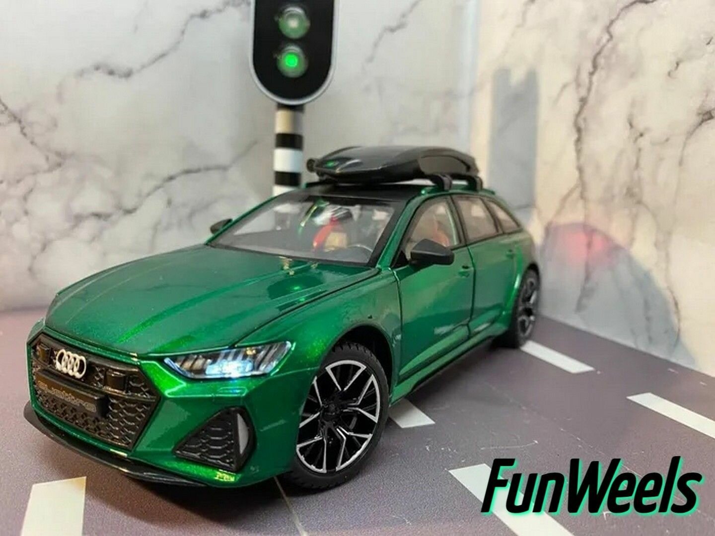 Детская игрушка металлическая Модель Ауди РС6 Авант ( Audi RS6 Avant ) / Масштаб 1:24