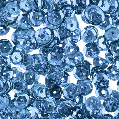 Пайетки россыпью "Zlatka" ZC 6 мм 10 г №39 голубой