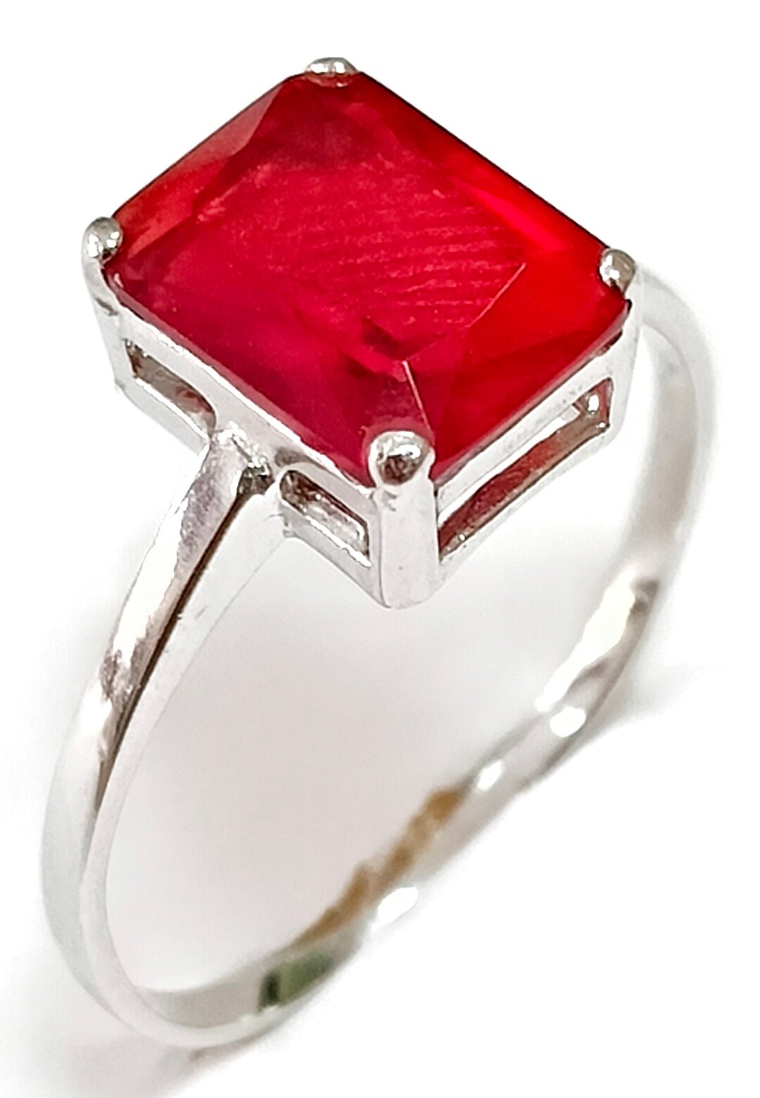 Кольцо Эстерелла, серебро, 925 проба, родирование, фианит