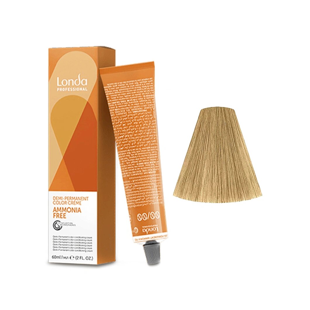 Londa Professional Color Ammonia Free Demi-Permanent Color Creme, Краска для волос интенсивное тонирование со светоотражающими микросферами, 8/0