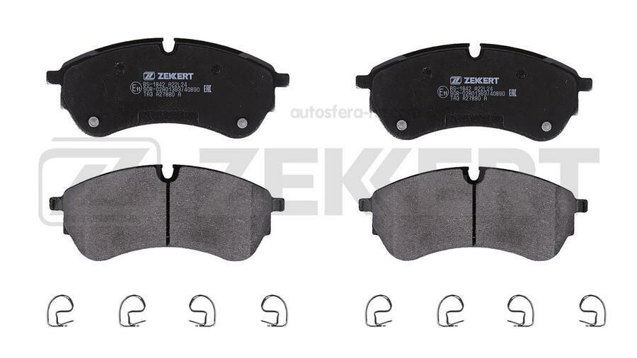 ZEKKERT BS1842 Колодки торм. диск. передн. VW Crafter 30-50 II 16- MAN TGE (UZ_ UY_) 16-