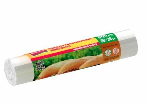 Avikomp Пакеты фасовочные "praktisch" 30 х 38 см, рулон 200 шт, 6 мкм