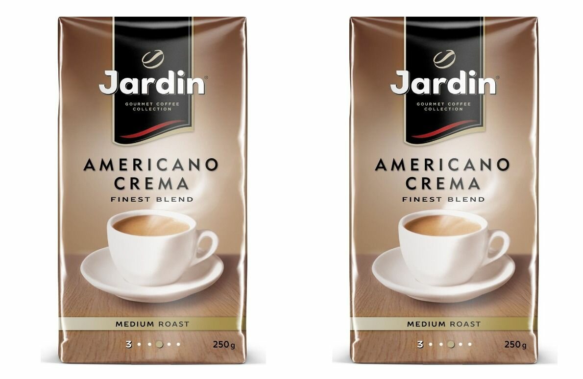 Jardin Кофе молотый Americano crema, 250 г, 2 уп