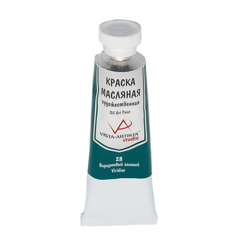 Краска масляная "VISTA-ARTISTA" Studio VAMP-45 45 мл 28 Виридоновый зеленый (Viridian Green)