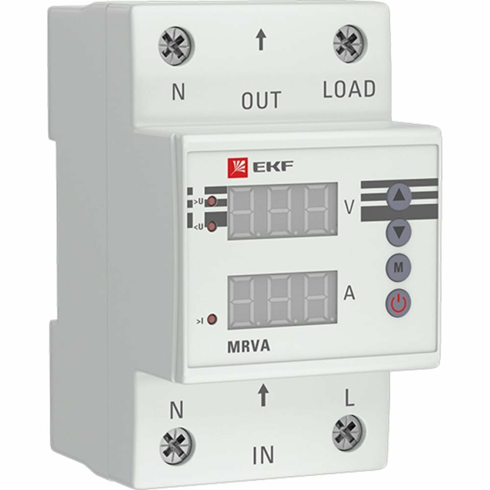 Реле напряжения и тока с дисплеем EKF MRVA, 40A PROxima MRVA-40A