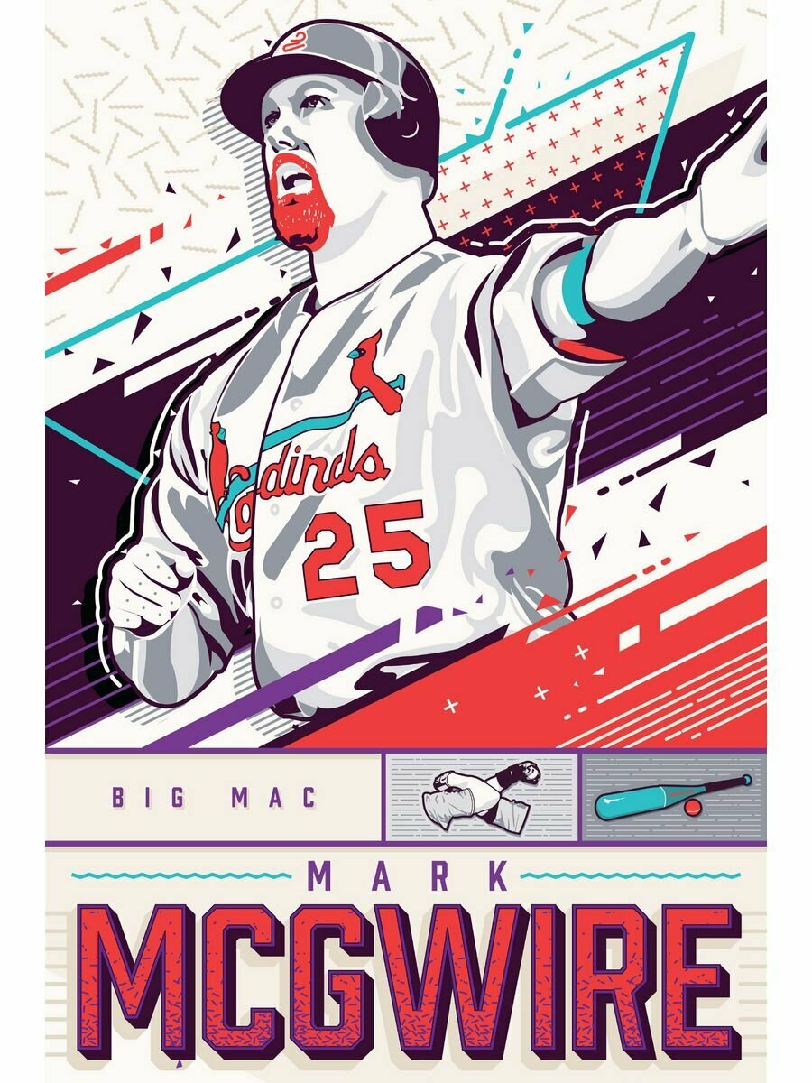Постер "Бейсбол. Марк Макгвайр"