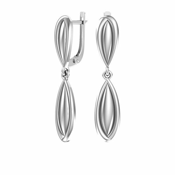 Серьги, серебро, 925 проба
