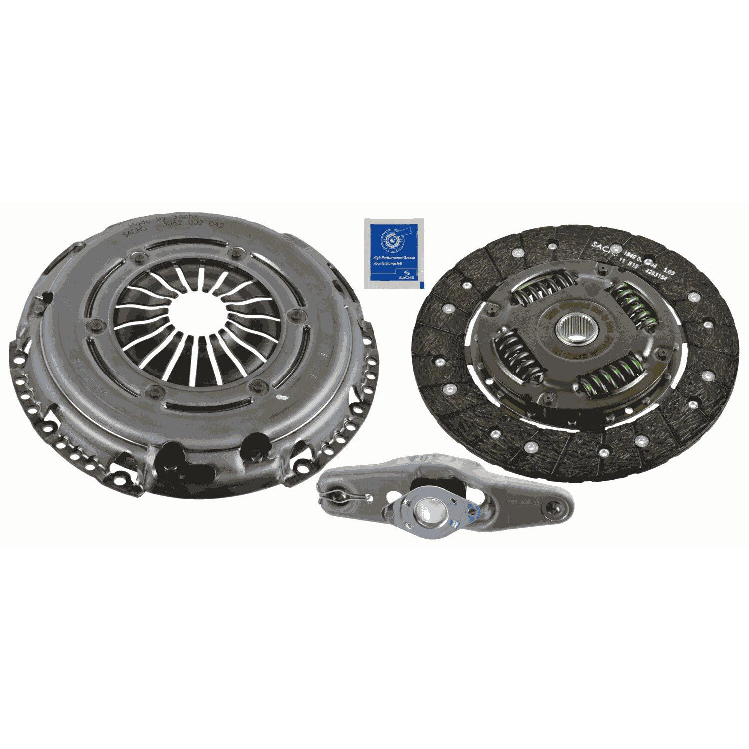 Комплект сцепления для автомобиля Audi Volkswagen Seat Skoda, SACHS 3000 950 082 (1 шт.)