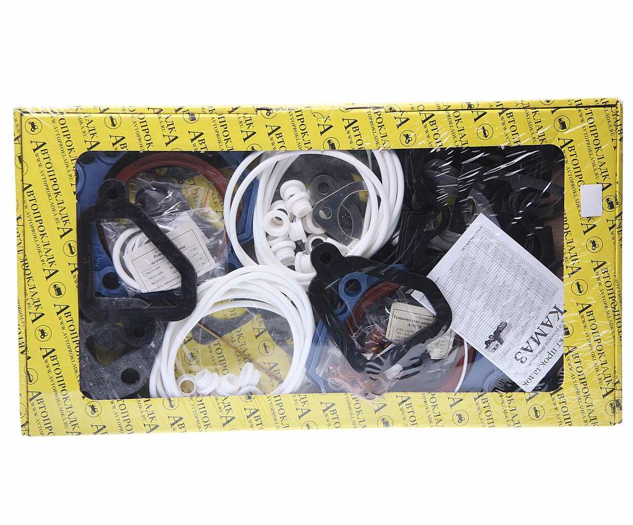 Прокладка двигателя КАМАЗ комплект, РТИ, сальники, 740-100*, автопрокладка