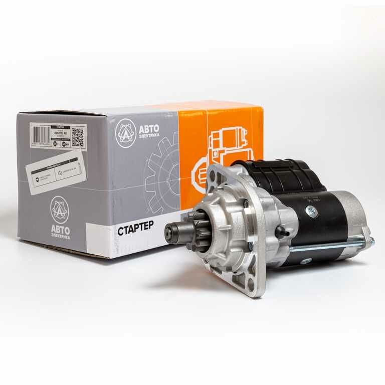 Стартер КАМАЗ дв. CUMMINS 4ISBe185,6ISBe270,285,300 24В z=10 4.5/5.5кВт, 4992135 АЕ, AVTOELECTRICA