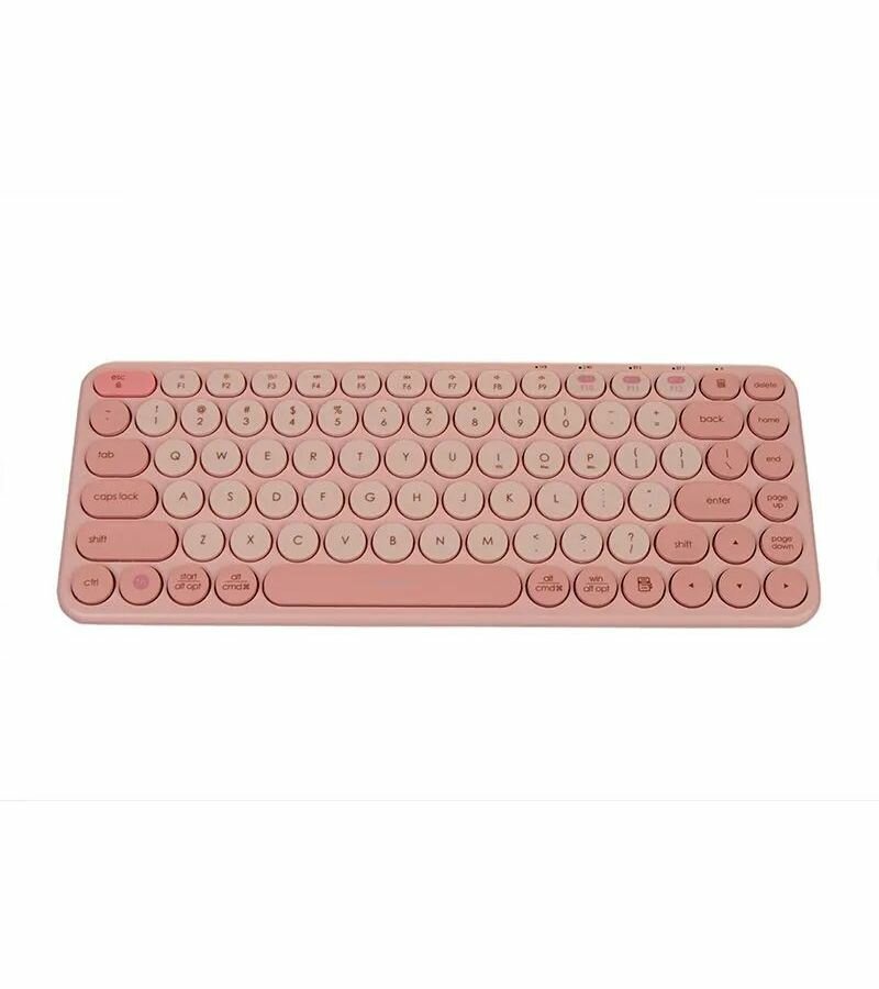 Клавиатура Baseus K01A Tri-Mode Baby Pink B00955503413-00
