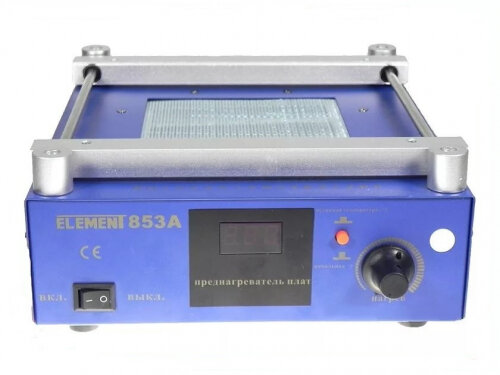 Преднагреватель платы Element инфракрасный 853A. 130x130мм.