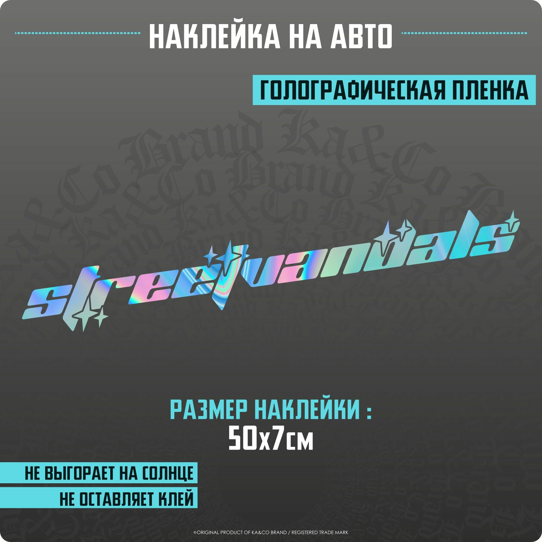 Наклейка на авто Street vandals