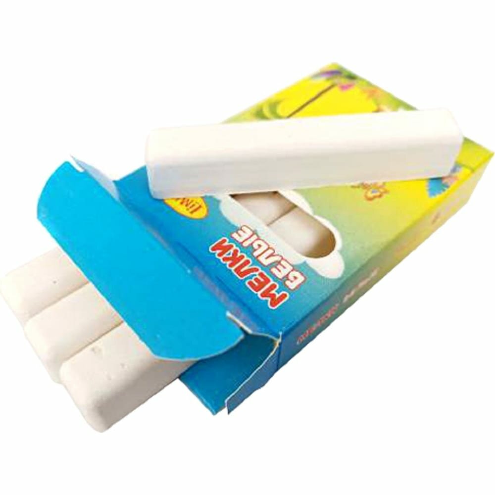 Набор белых мелков Limpopo 4 шт. Мел1218