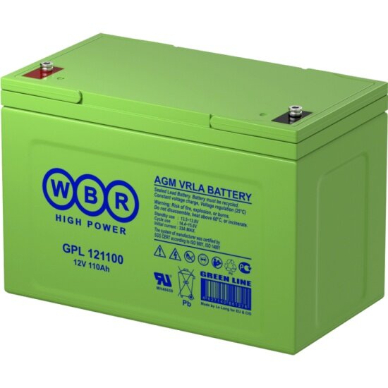 Аккумуляторная батарея для ИБП Wbr GPL121100