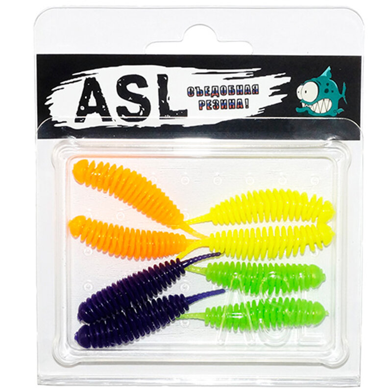 Силиконовая приманка ASL "Танта" цвет "mix 3", L-4,5см (1,8"), 8шт/уп