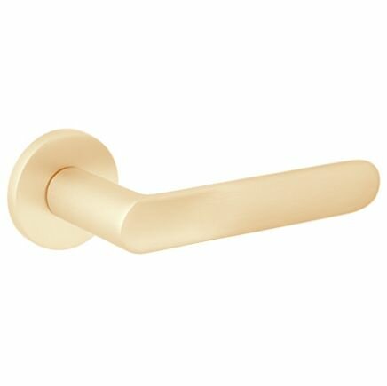 Ручки дверные (к-кт - 2шт.) CODE DECO Slim H-40135-A-GMS (сатинированное золото)