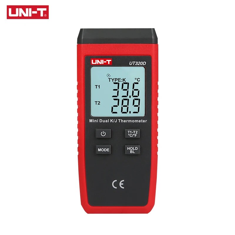 UNI-T UT320D Mini Dual KIJ Термометр