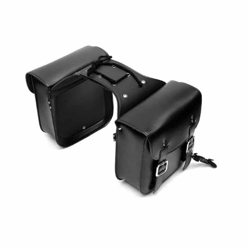 Для Sportster XL 883 1200, Honda Yamaha Suzuki, седельная сумка для мотоцикла, большая вместительная боковая сумка для мотоцикла, детали для инструментов для хранения Черный, Black