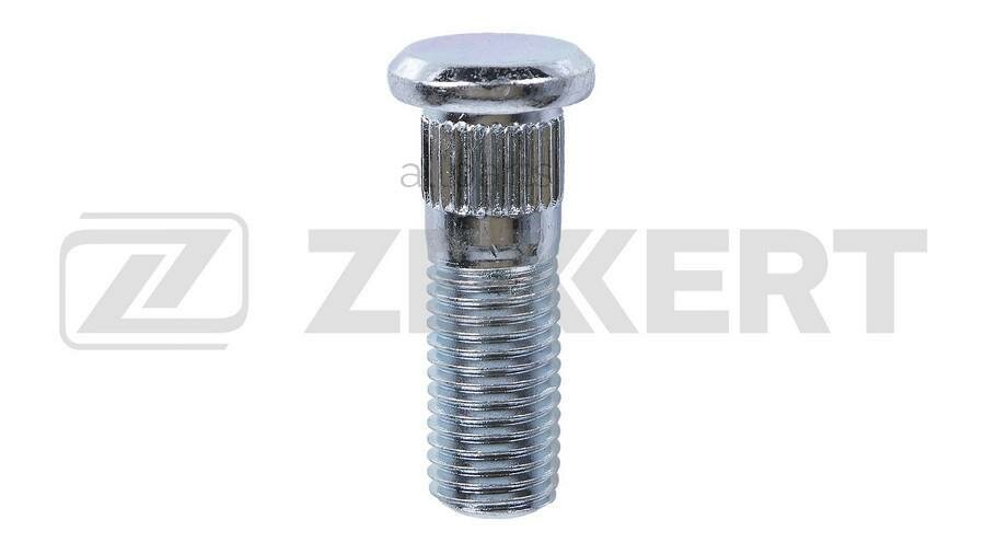 ZEKKERT BE-4135 Шпилька колесная M12 x 1 5 L=41 D=12 4 Цинк