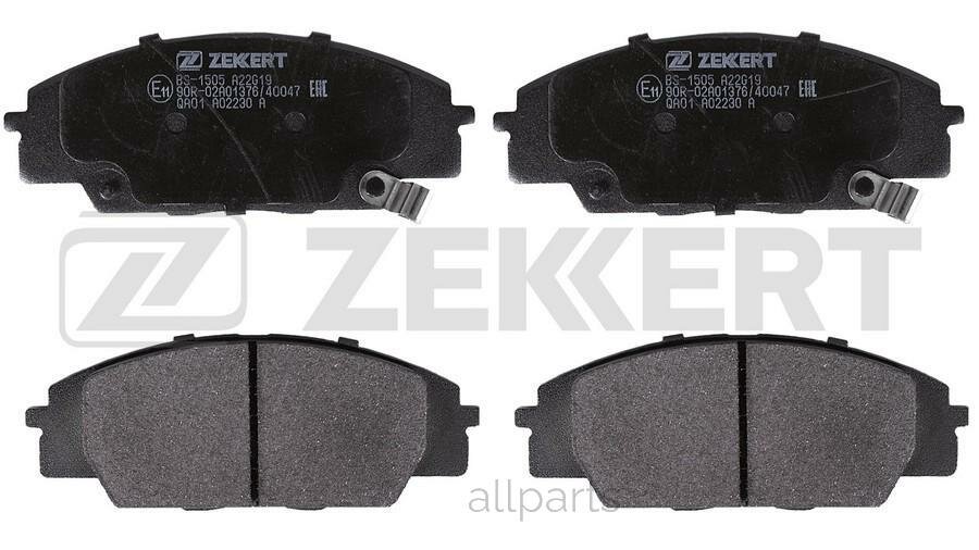 ZEKKERT BS-1505 Колодки торм. диск. передн. Honda Civic VII 01- S2000 99-