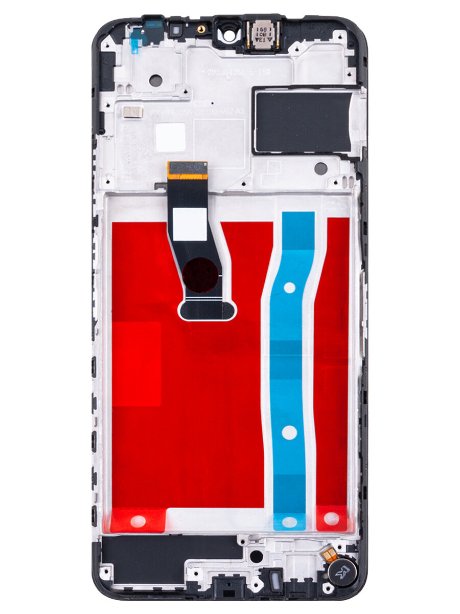 Дисплей для Huawei Nova Y70 модуль с рамкой и тачскрином (черный) (HQ)