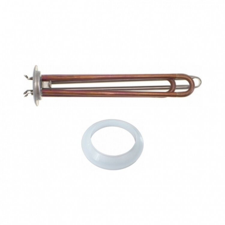 Комплект ТЭН 2кВт (2000Вт) RF для водонагревателя Electrolux, Thermex, под анод М6, контакты под винт + прокладка, 20114K1
