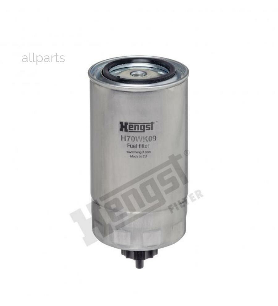 HENGST FILTER H70WK09 фильтр топлива ! грубой очистки M14x1.5 D96 H191,5 \Iveco