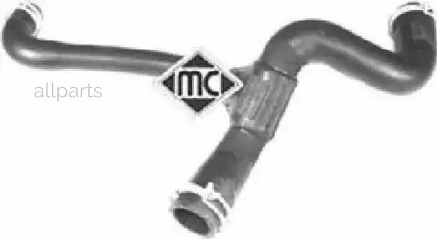 METALCAUCHO 09130 шланг радиатора