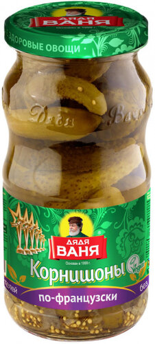 Корнишоны Дядя Ваня по-французски 460 г