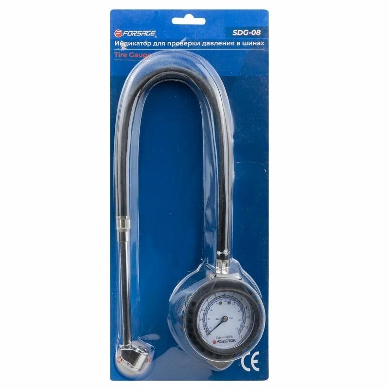 Индикатор для проверки давления в шинах грузовых А/М (0-12 Bar) Forsage