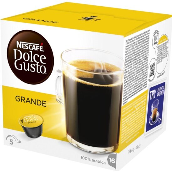 Кофе в капсулах Nescafe Dolce Gusto Cafe Crema Grande 16 капсул